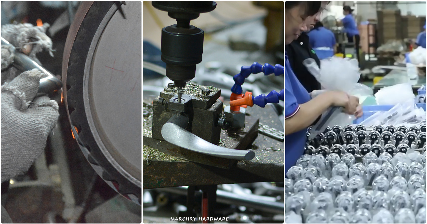The Production Process of Stainless Steel Precision Cast Door Handles ...